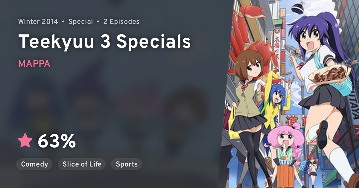 Teekyuu 3 Specials · AniList