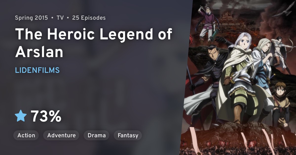 Arslan Senki (TV) (The Heroic Legend of Arslan) · AniList