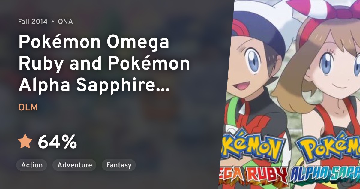 Pocket Monsters Omega Ruby & Alpha Sapphire: Mega Special Animation ...