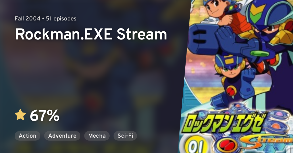 Rockman.EXE Stream · AniList Rockman.EXE Stream · AniList