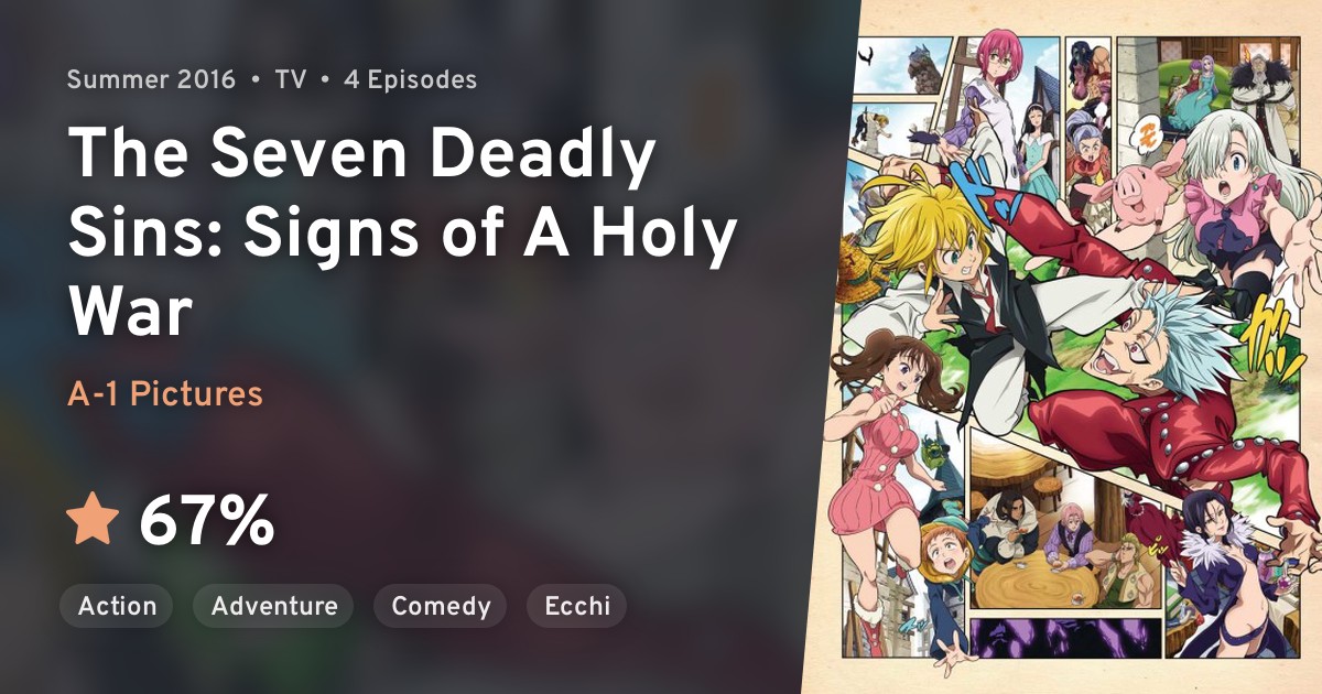 Nanatsu no Taizai: Seisen no Shirushi (The Seven Deadly Sins: Signs of ...