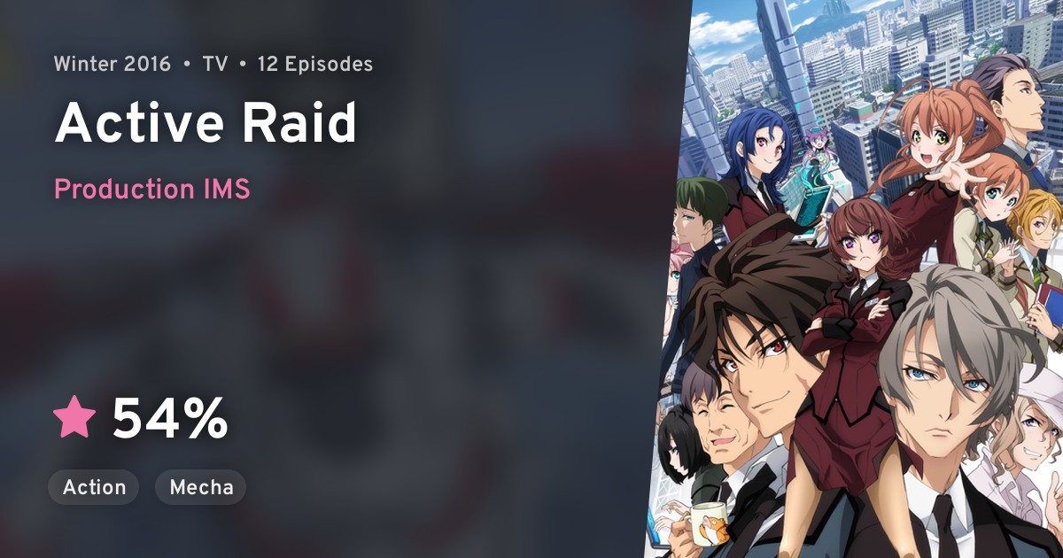 Active Raid: Kidou Kyoushuushitsu Dai Hakkei (Active Raid) · AniList