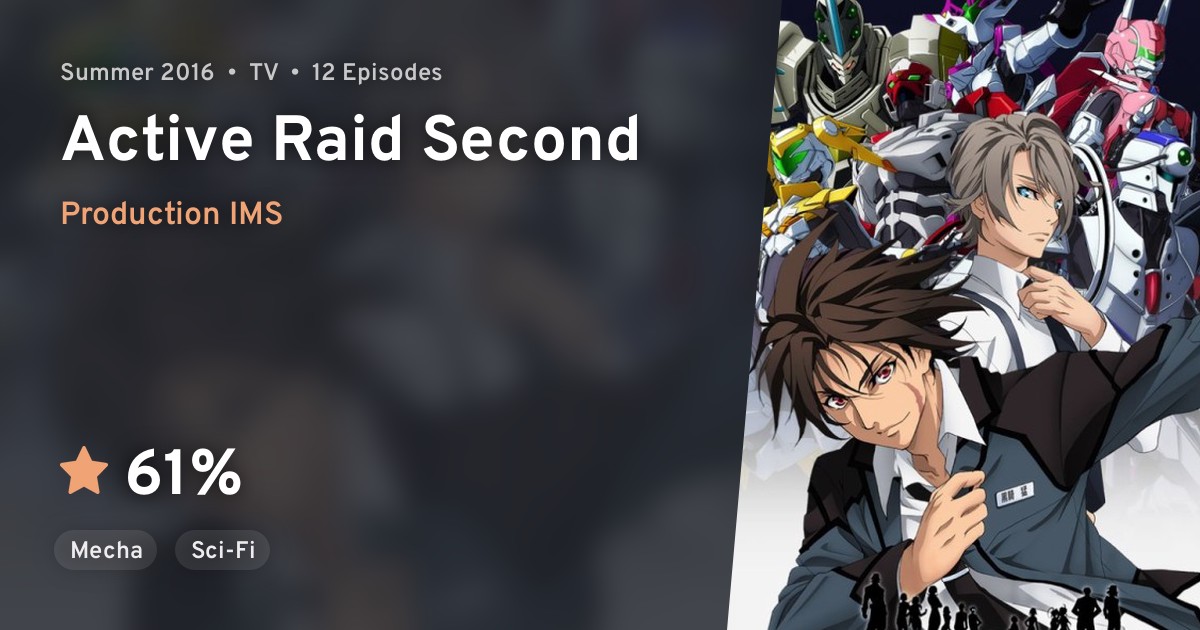 Active Raid: Kidou Kyoushuushitsu Dai Hakkei 2 (Active Raid Second ...