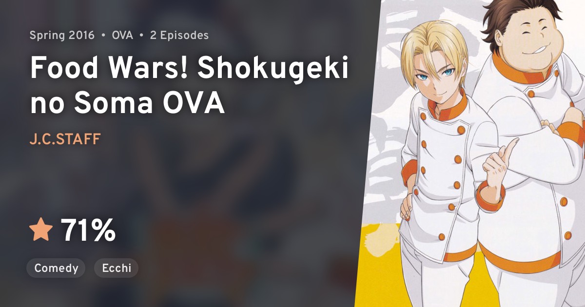 Shokugeki no Souma OVA (Food Wars! Shokugeki no Soma OVA) · AniList