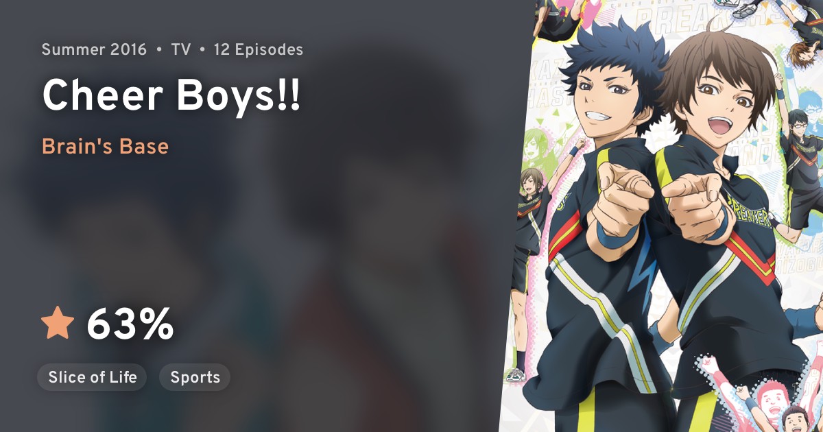 Cheer Danshi!! (Cheer Boys!!) · AniList