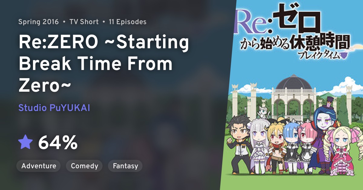 Re:Zero kara Hajimeru Kyuukei Jikan (Break Time) (Re:ZERO ~Starting ...