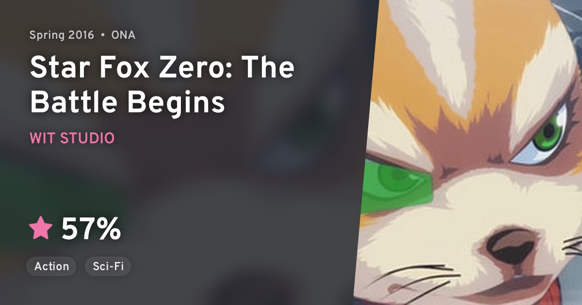 Star Fox Zero: The Battle Begins · AniList