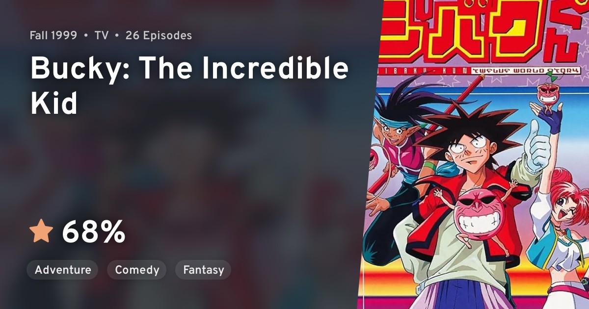 Jibaku-kun: TWELVE WORLD STORY (Bucky: The Incredible Kid) · AniList