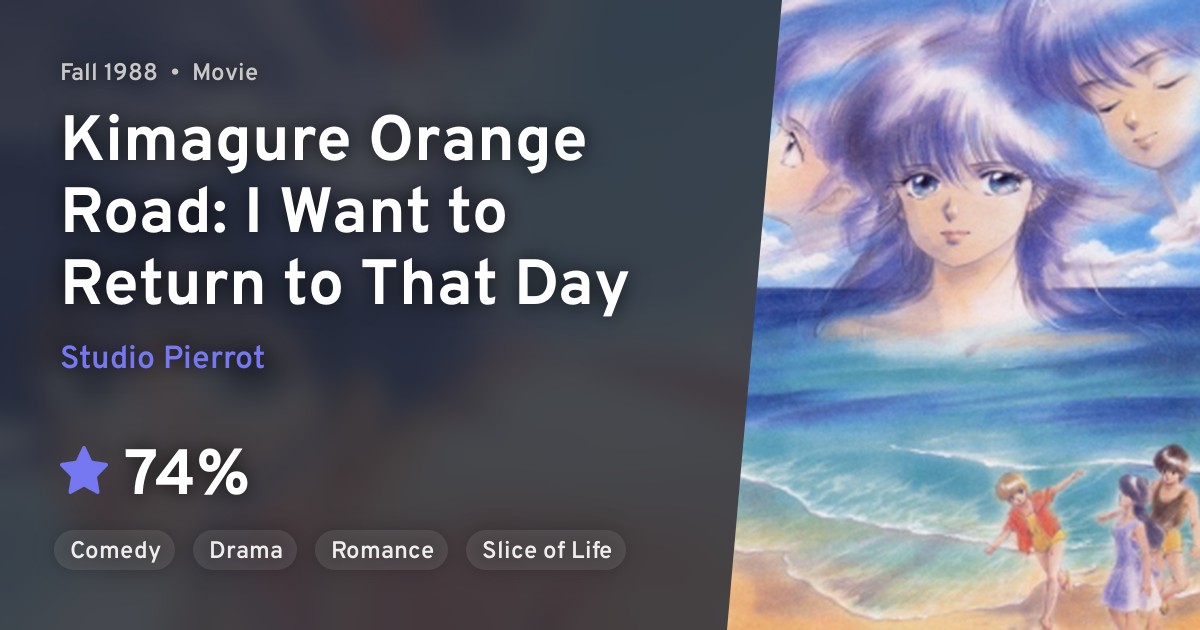 Kimagure Orange☆Road: Ano Hi ni Kaeritai (Kimagure Orange Road: I Want ...