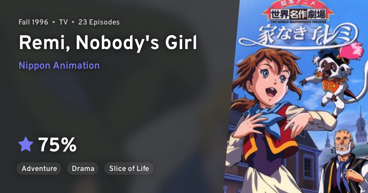 Ie Naki Ko Remi (Remi, Nobody's Girl) · AniList