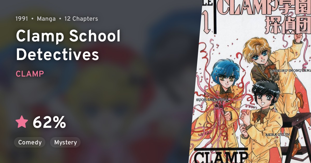 CLAMP Gakuen Tanteidan (Clamp School Detectives) · AniList