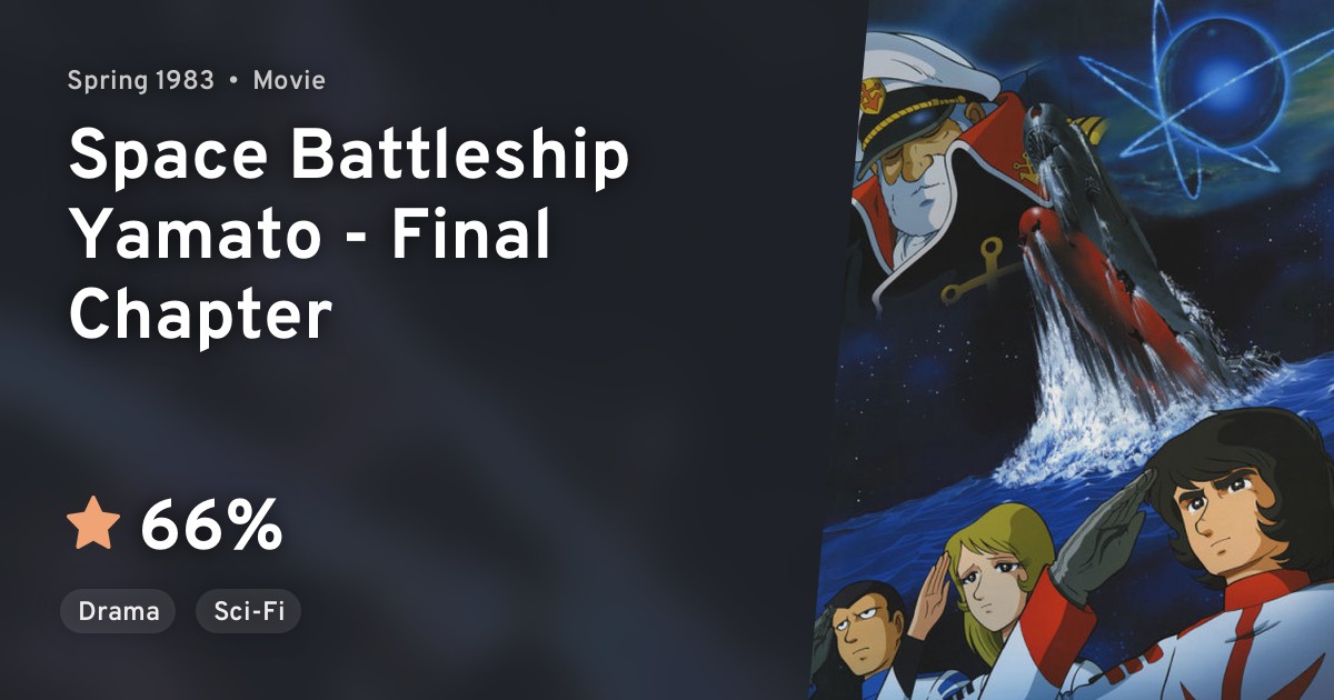 Uchuu Senkan Yamato: Kanketsu-hen (Space Battleship Yamato - Final ...