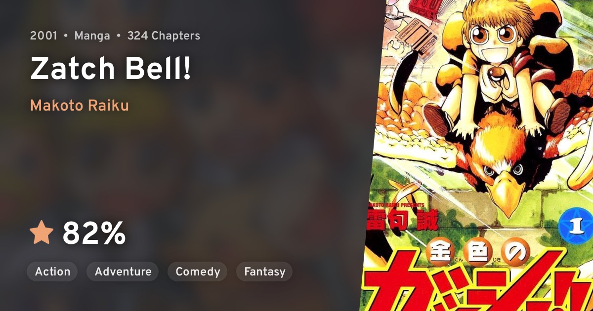 Konjiki no Gash!! (Zatch Bell!) · AniList