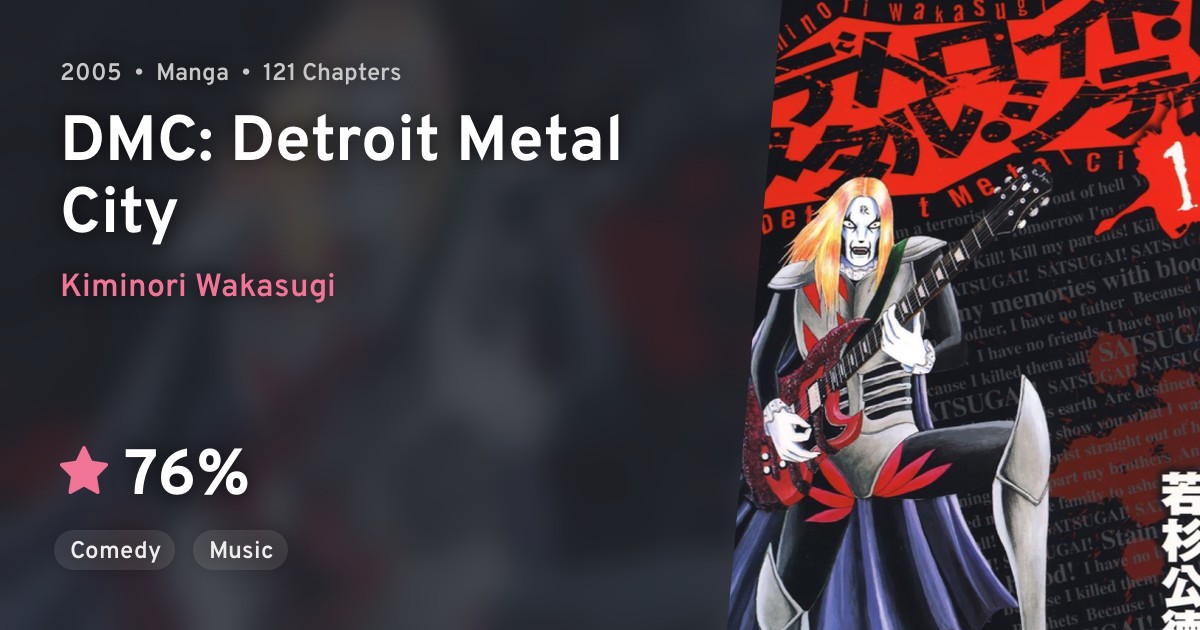 Detroit Metal City (DMC: Detroit Metal City) · AniList