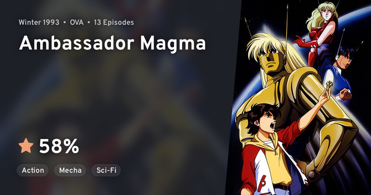 Magma Taishi (Ambassador Magma) · AniList