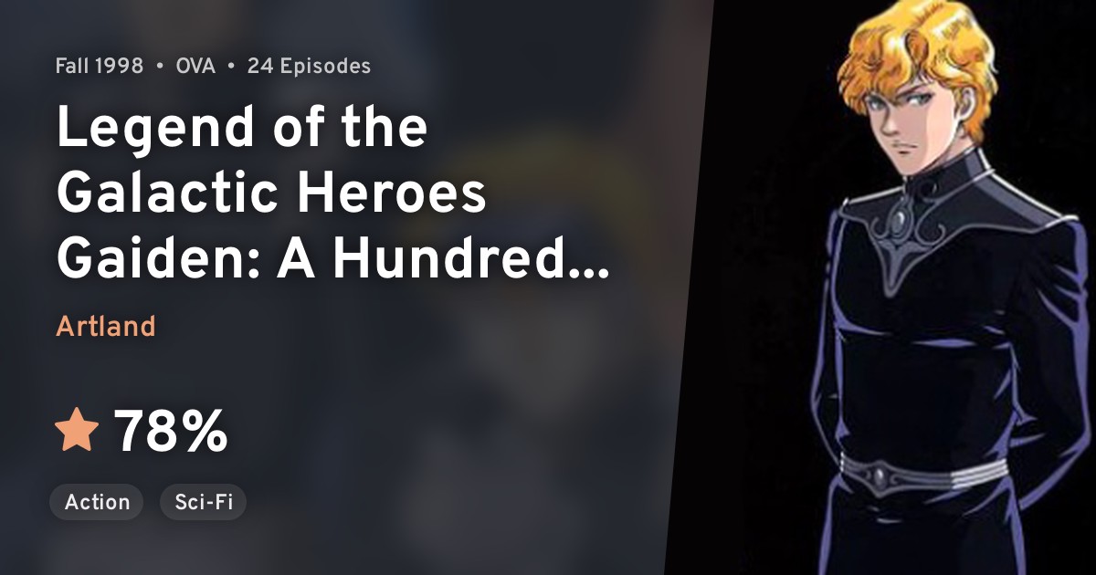 Ginga Eiyuu Densetsu Gaiden: Senoku no Hoshi, Senoku no Hikari (Legend ...