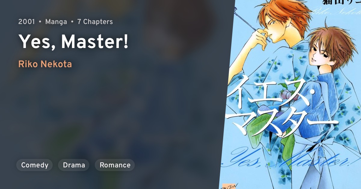 Yes, Master! (Yes) · AniList