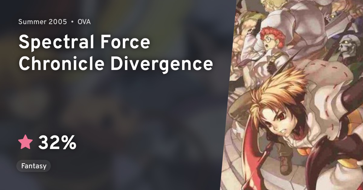 Spectral Force Chronicle Divergence · AniList