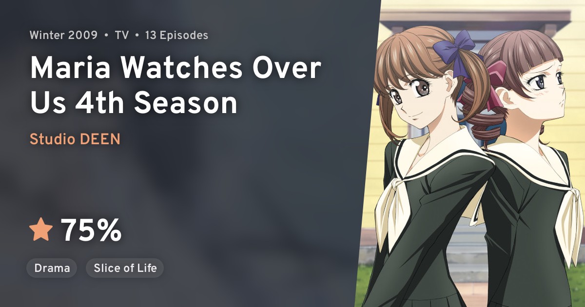 Maria-sama ga Miteru 4th Season (Maria Watches Over Us Season 4) · AniList