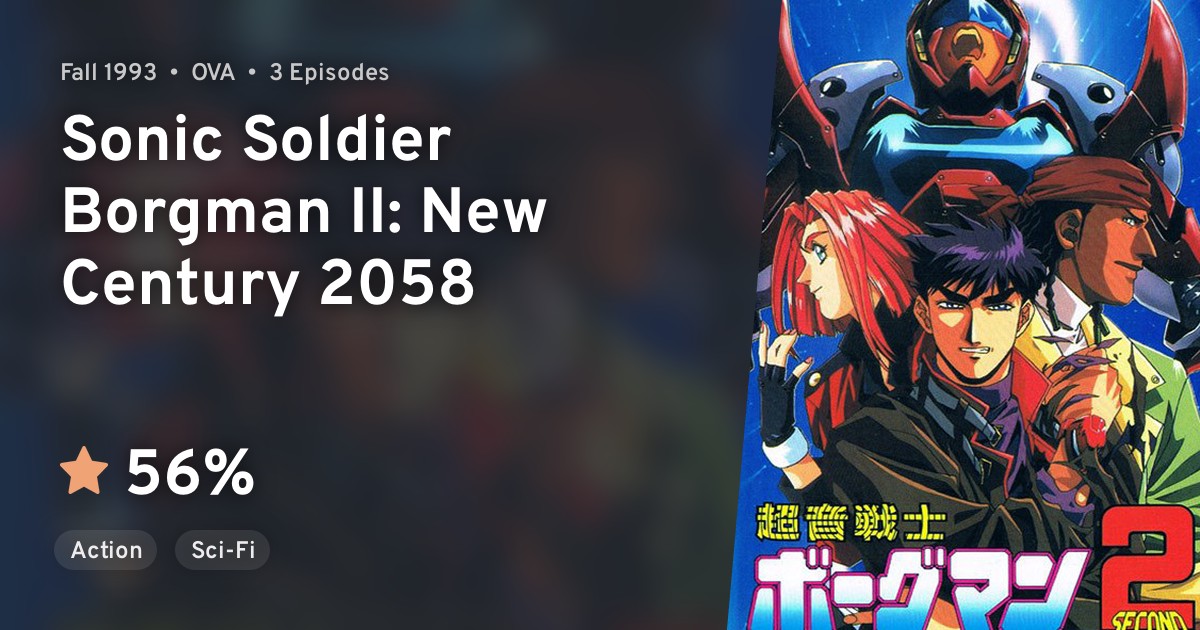 Sonic Soldier Borgman II: New Century 2058 · AniList