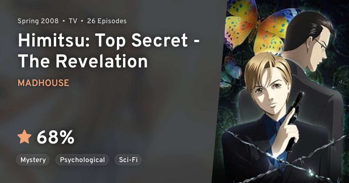 Himitsu: Top Secret - The Revelation · AniList