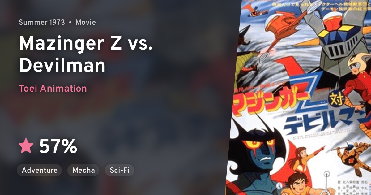 Mazinger Z vs. Devilman · AniList