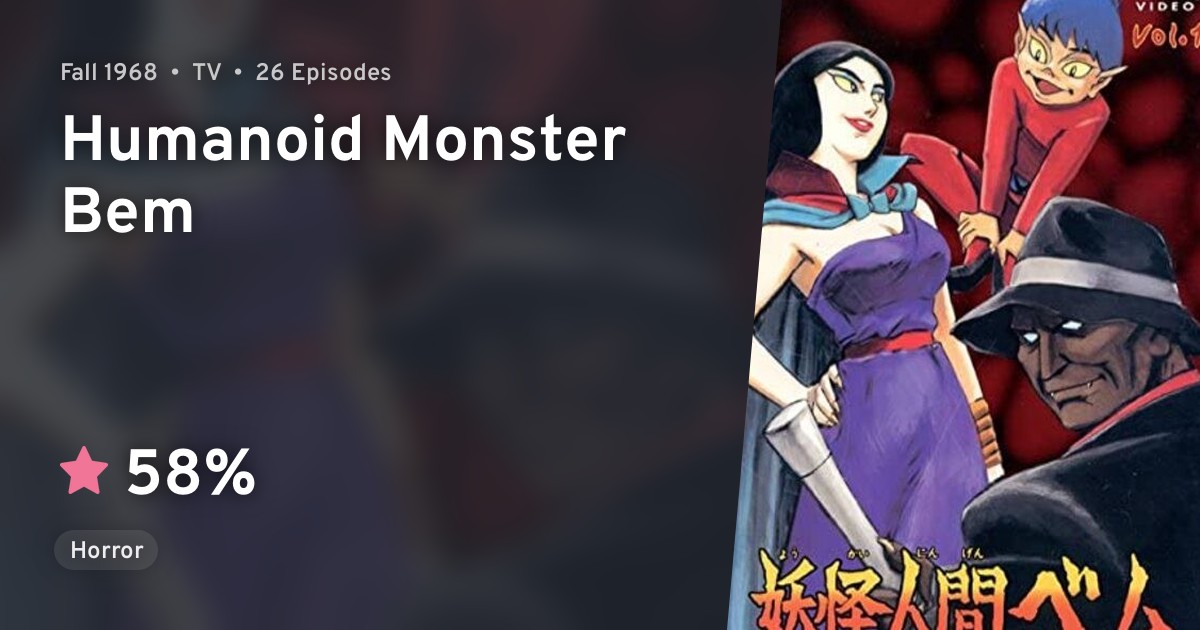 Youkai Ningen Bem (Humanoid Monster Bem) · AniList