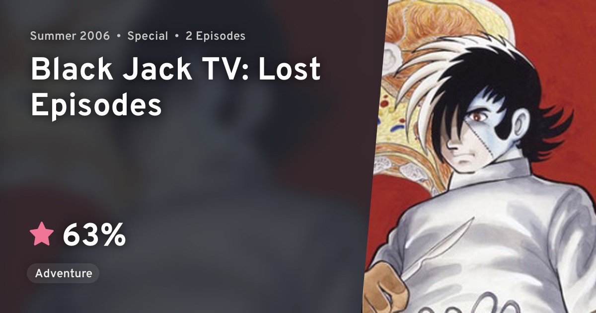 Black Jack TV: Lost Episodes · AniList