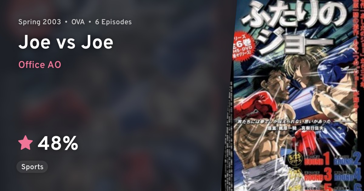 Joe vs. Joe (Joe vs Joe) · AniList