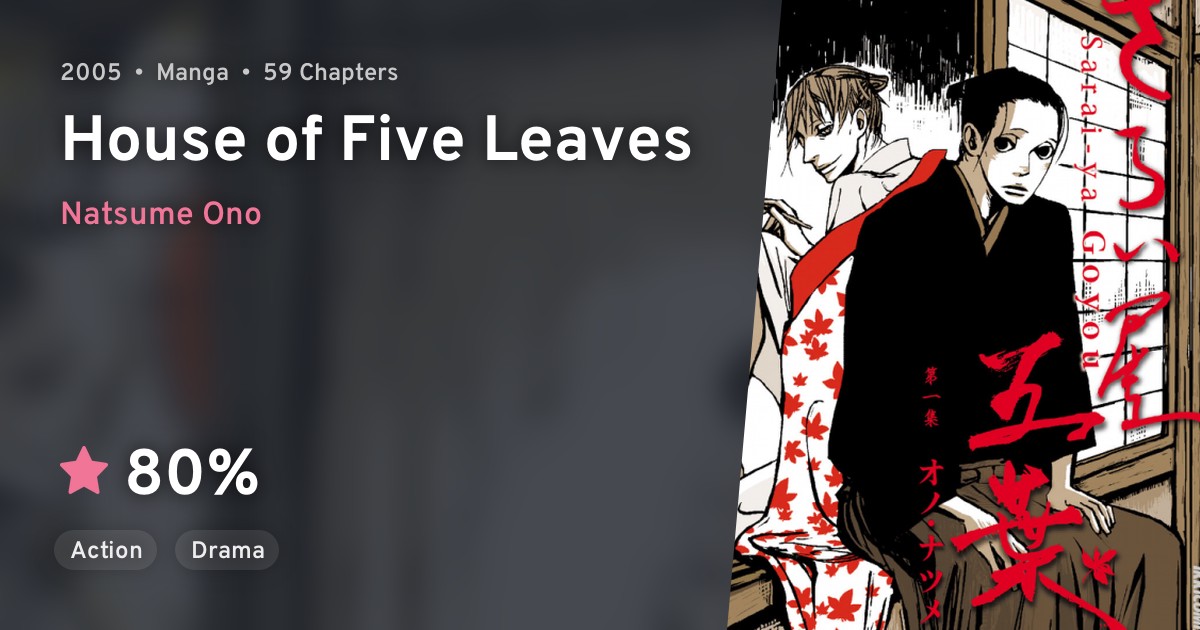 Saraiya Goyou (House of Five Leaves) · AniList
