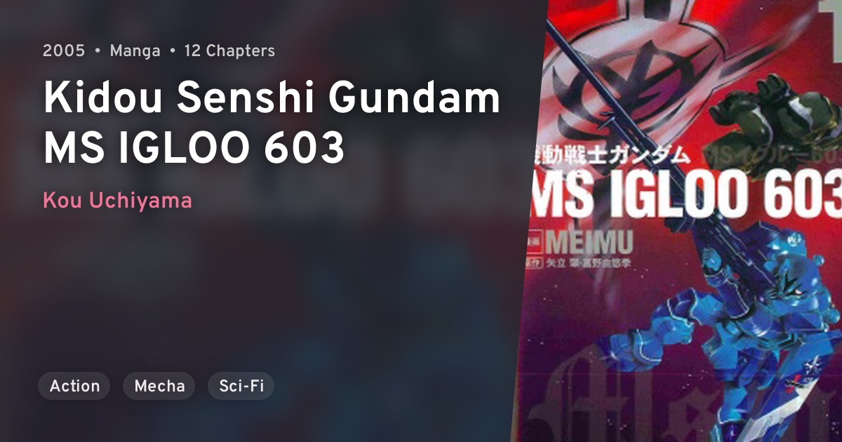 Kidou Senshi Gundam MS IGLOO 603 · AniList