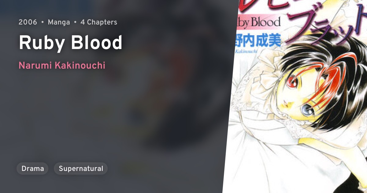 Ruby Blood · AniList