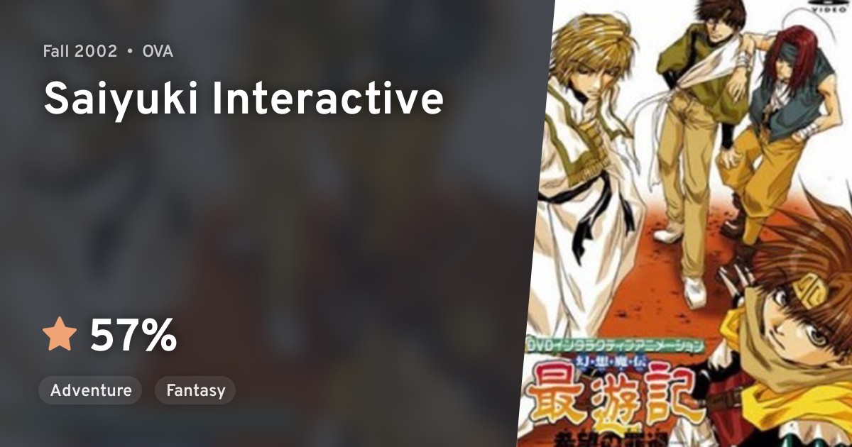 Saiyuuki Interactive OVA (Saiyuki Interactive) · AniList