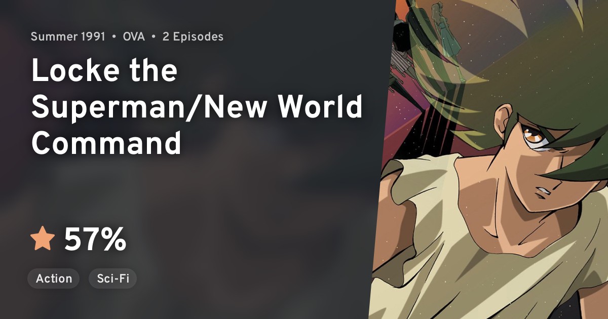 Choujin Locke: Shin Sekai Sentai (Locke the Superman/New World Command ...