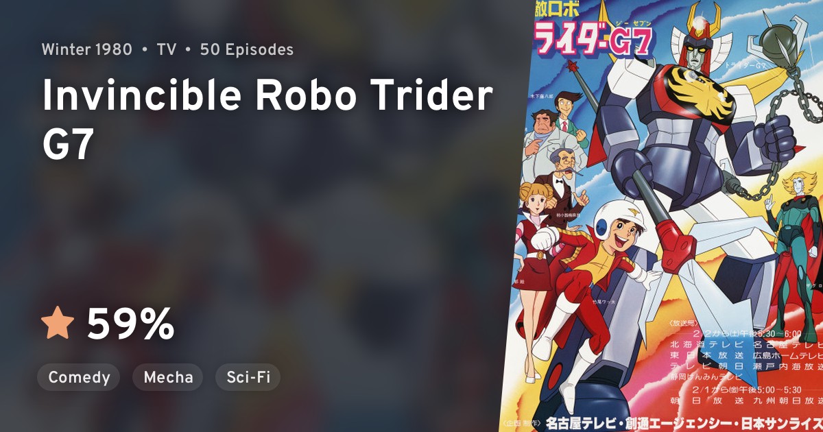 Muteki Robo Trider G7 (Invincible Robo Trider G7) · AniList