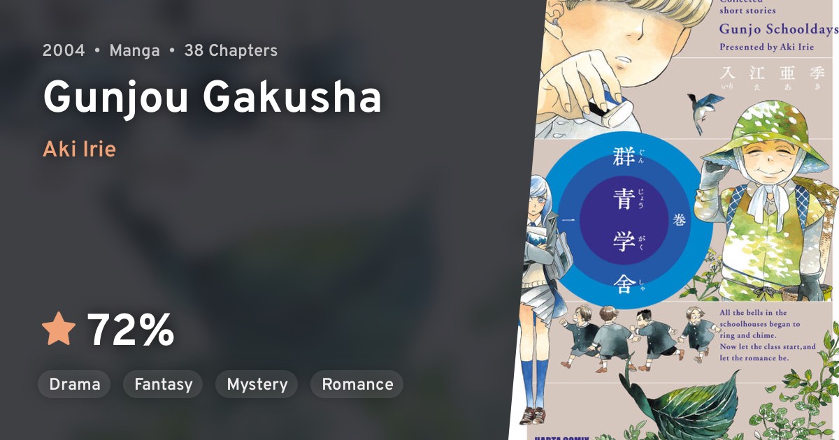 Gunjou Gakusha · AniList