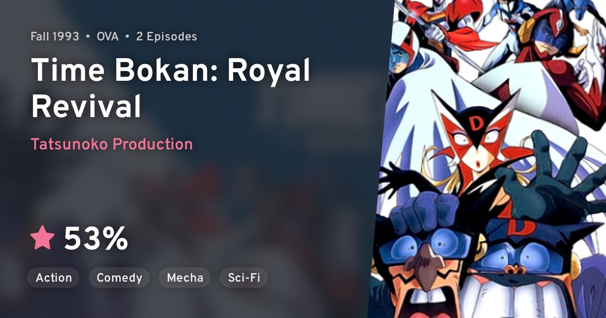 Time Bokan Oudou Fukko (Time Bokan: Royal Revival) · AniList