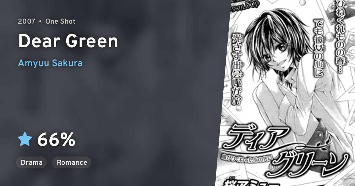 Dear Green · AniList