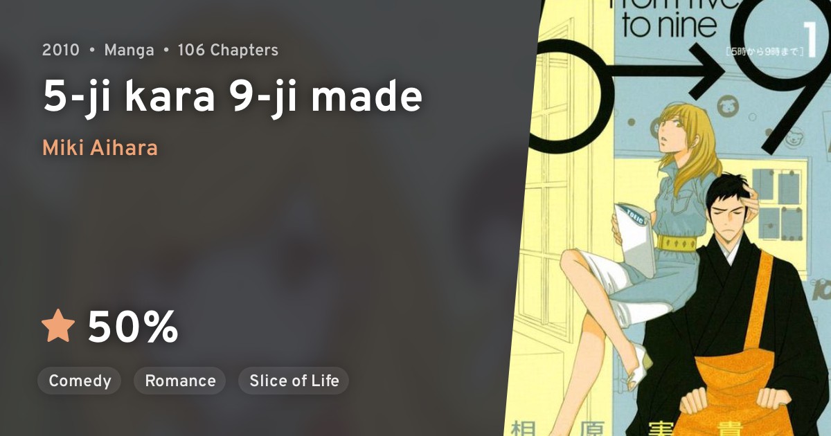 5-ji kara 9-ji made · AniList