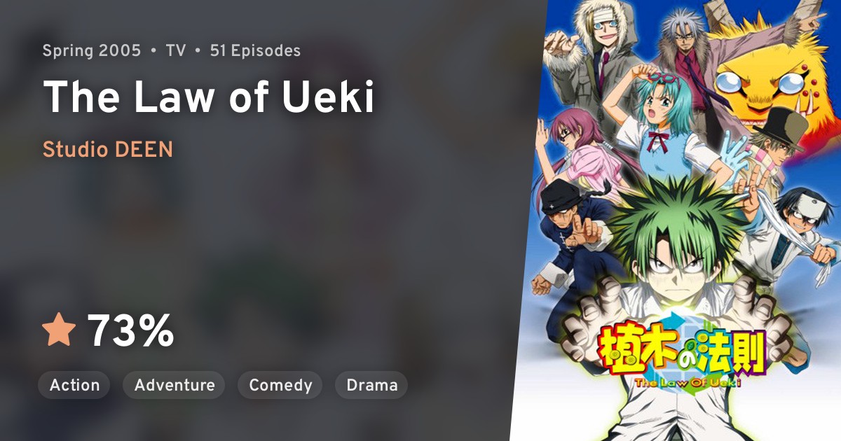 Ueki no Housoku (The Law of Ueki) · AniList
