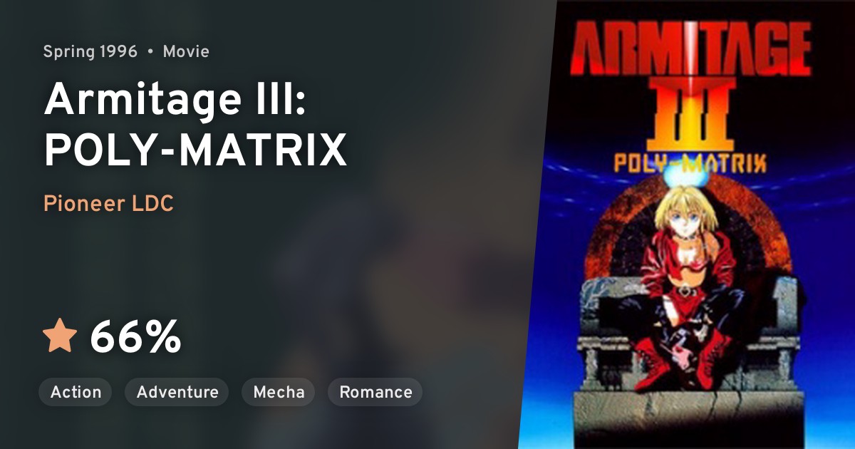 Armitage III: POLY-MATRIX · AniList