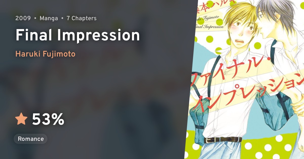 Final Impression · AniList