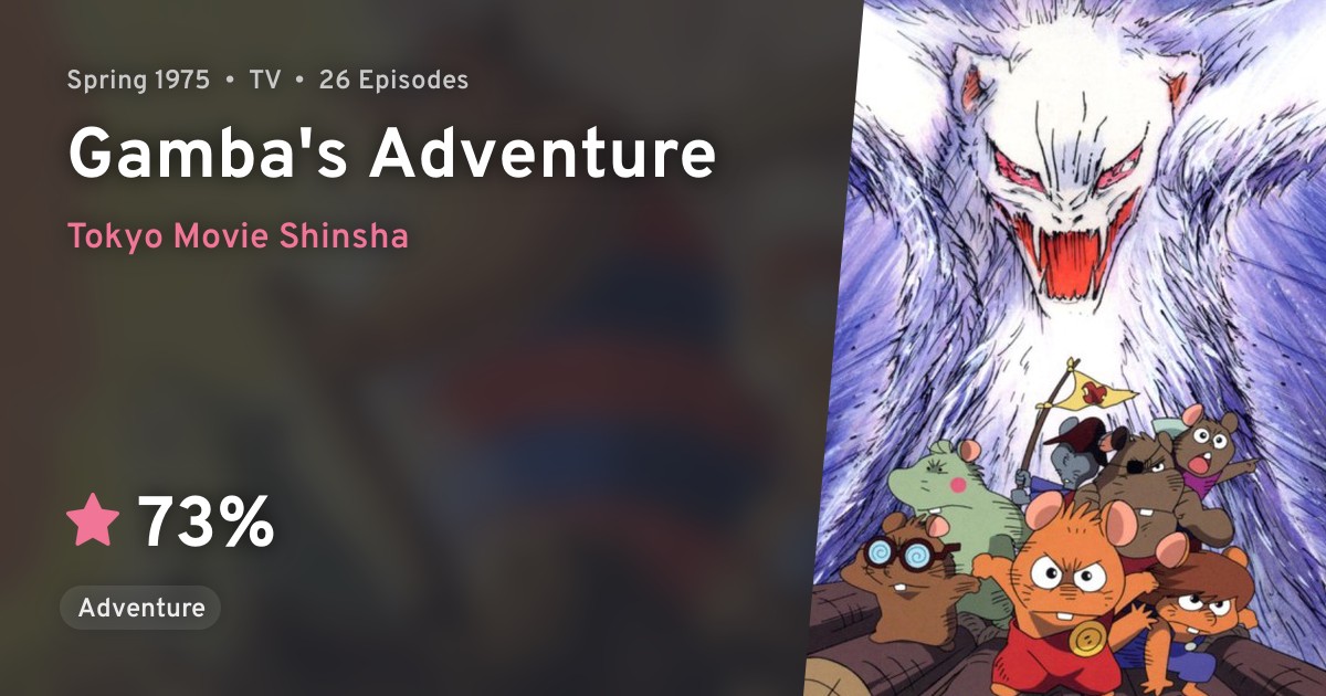 Gamba no Bouken (Gamba's Adventure) · AniList