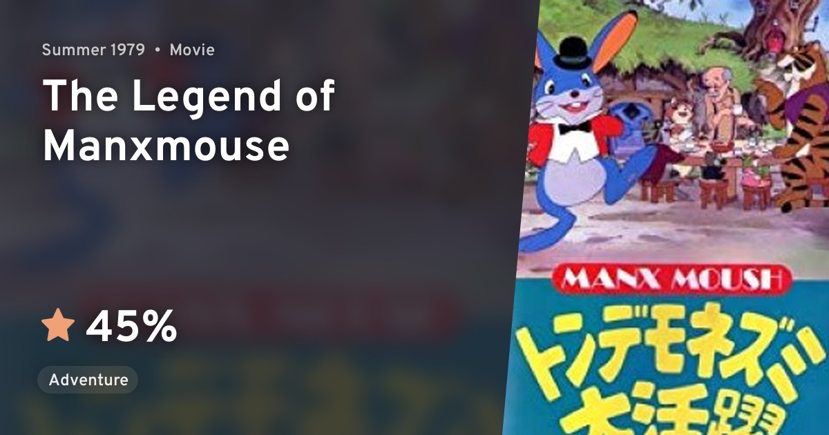 Tondemo Nezumi Daikatsuyaku (The Legend of Manxmouse) · AniList