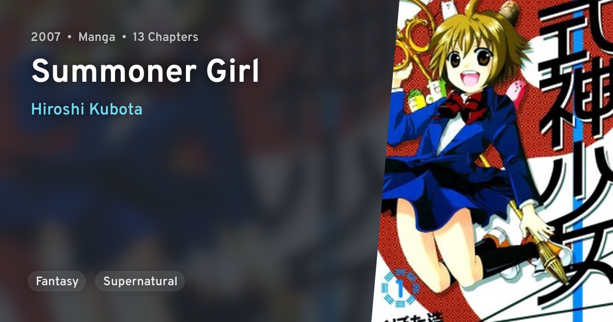 Shikigami x Shoujo (Summoner Girl) · AniList