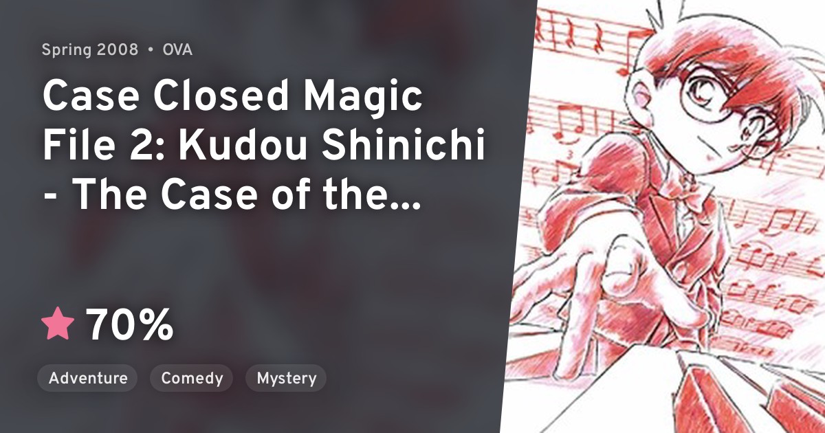 Meitantei Conan Magic File 2: Kudou Shin'ichi Nazo no Kabe to Kuro Lab ...