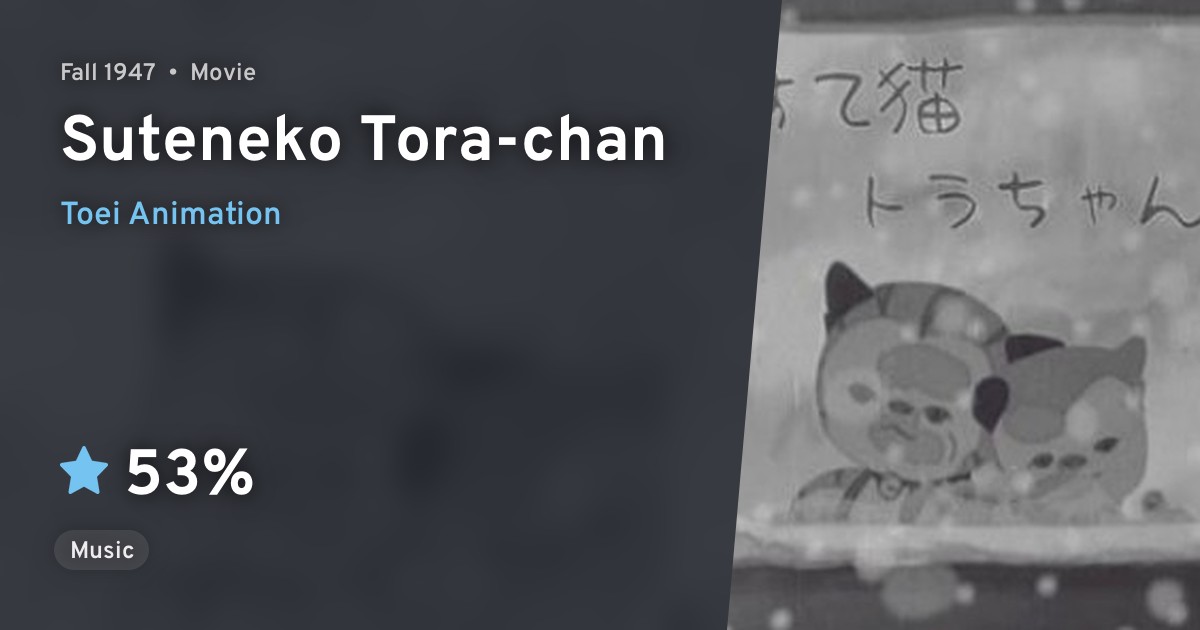 Suteneko Tora-chan · AniList