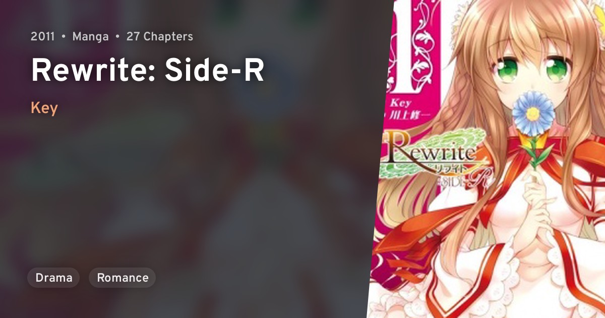 Rewrite: Side-R · AniList