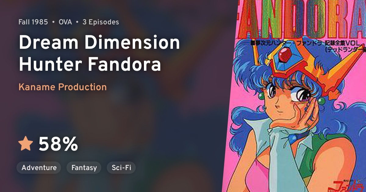 Mujigen Hunter Fandora (Dream Dimension Hunter Fandora) · AniList