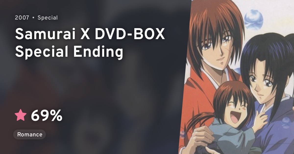 Rurouni Kenshin DVD-BOX Special Ending (Samurai X DVD-BOX Special ...